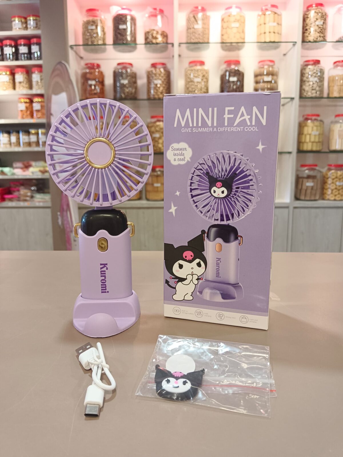 三丽鸥小风扇 Sanrio Mini Fan - Ah Mok Shop